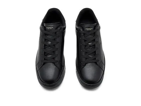 COACH High Line Leather Sneakers - Black