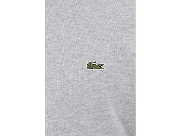 Lacoste High Neck Zipped Fleece Sweatshirt - Gray