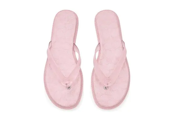 COACH Jelly Flip-flop Sandals - Pink
