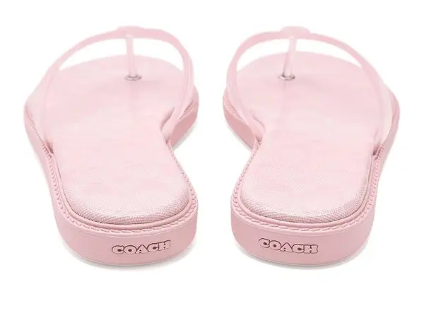 COACH Jelly Flip-flop Sandals - Pink