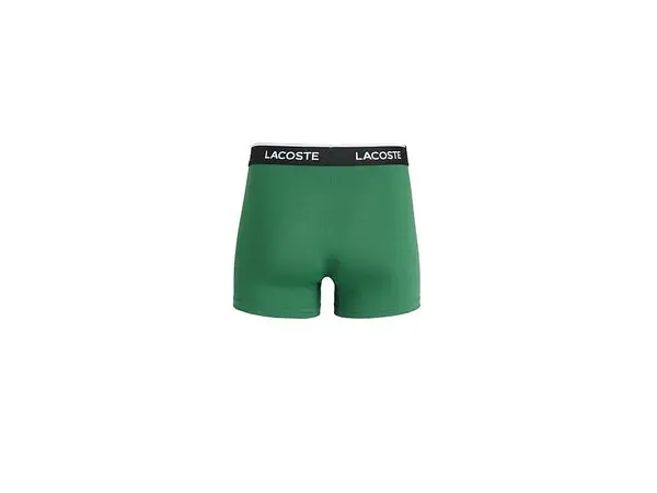 Lacoste 3-pack Microfiber Trunks Underwear /white/black - Green
