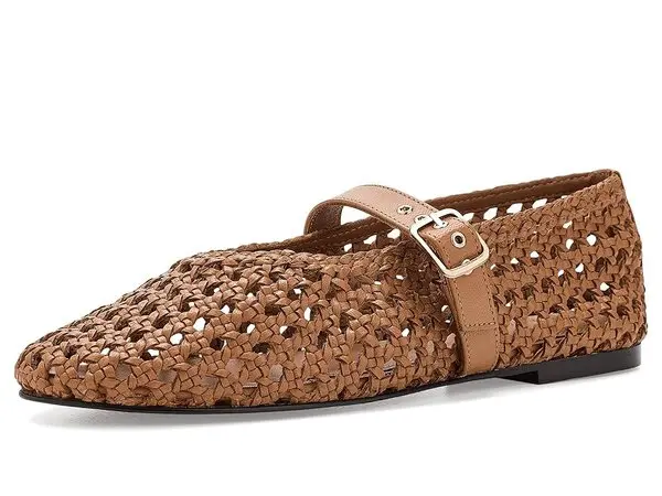 Madewell Remy Grommet Mary Jane Flat Shoes - Brown