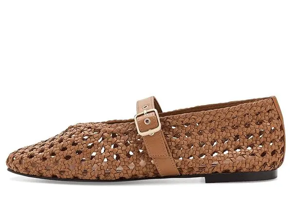 Madewell Remy Grommet Mary Jane Flat Shoes - Brown