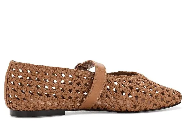 Madewell Remy Grommet Mary Jane Flat Shoes - Brown
