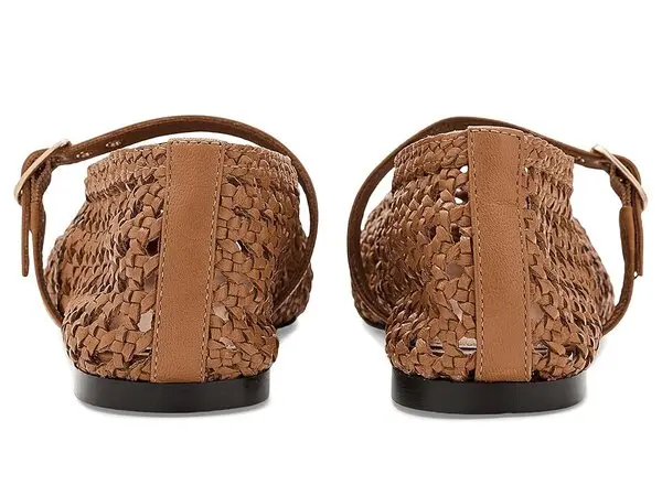 Madewell Remy Grommet Mary Jane Flat Shoes - Brown