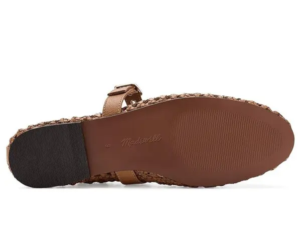 Madewell Remy Grommet Mary Jane Flat Shoes - Brown
