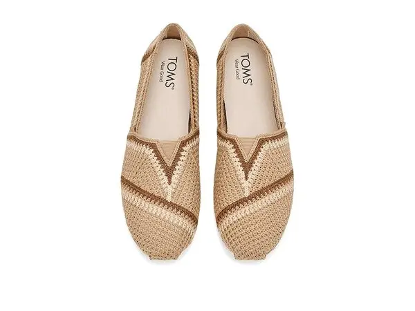 Toms Alpargata Classic Woven Slip-on Shoes - Brown