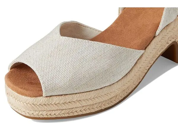 Toms Isla Peep Toe Platform Sandals - Gray