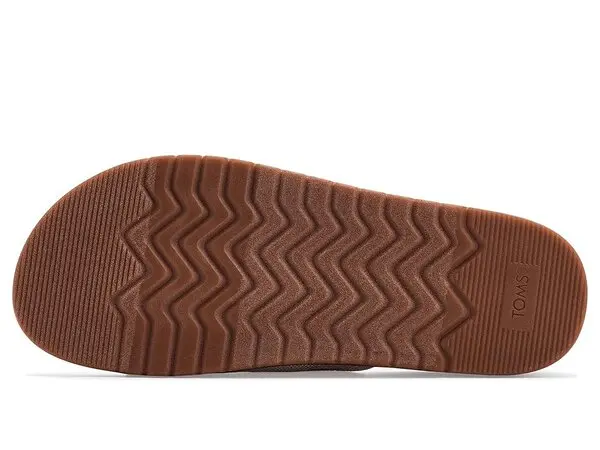 Toms Marin Slide Sandals With Adjustable Buckle - Gray