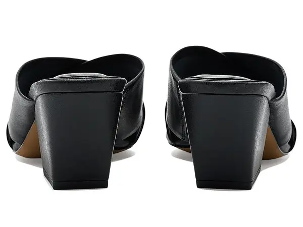 Vince Camuto Kespa Cross Band Mule Sandals - Black