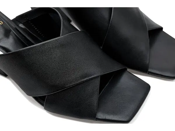Vince Camuto Kespa Cross Band Mule Sandals - Black