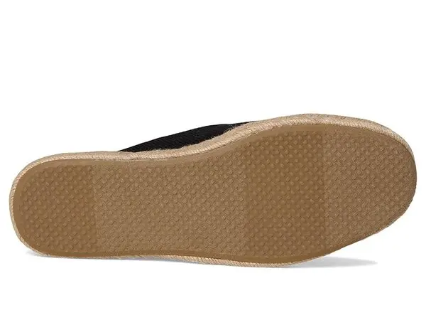 Toms Santiago Suede Mule Flats - Black