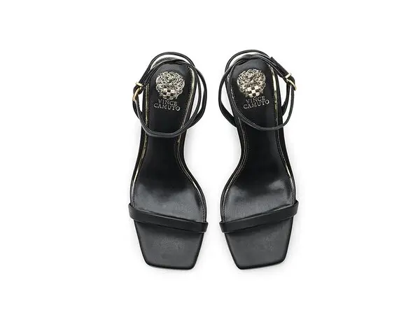Vince Camuto Ambee Ankle Strap Wedge Sandals - Black