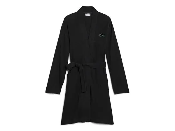 Lacoste Waffle Knit Robe Jumpsuit & Rompers One Piece - Black
