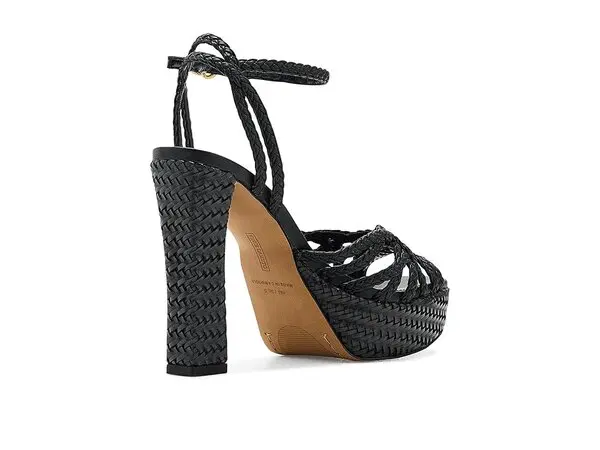 Vince Camuto Samlee Strappy Platform High Heel Sandals - Black