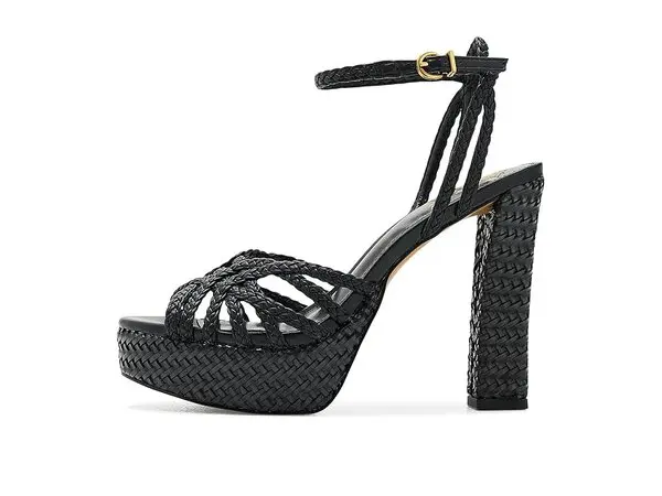 Vince Camuto Samlee Strappy Platform High Heel Sandals - Black