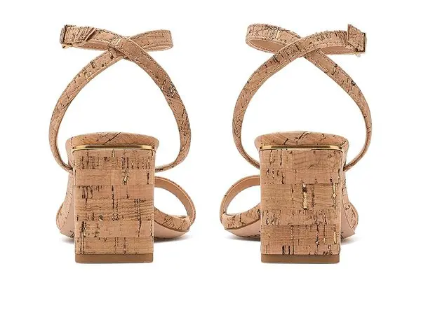 Vince Camuto Hamda Ankle Strap High Heel Sandals - Tan