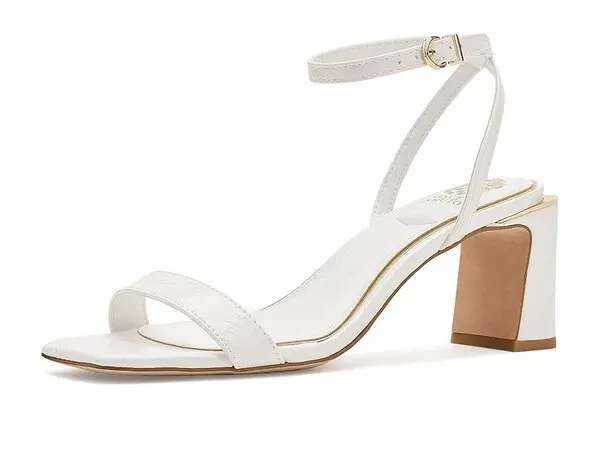 Vince Camuto Ankle Strap High Heel Sandals - White
