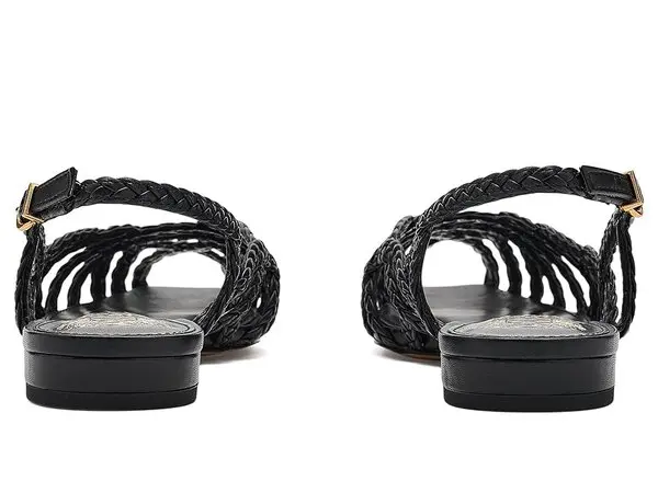 Vince Camuto Stiorra Braided Flat Sandals - Black