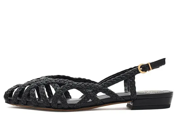 Vince Camuto Stiorra Braided Flat Sandals - Black
