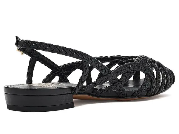 Vince Camuto Stiorra Braided Flat Sandals - Black