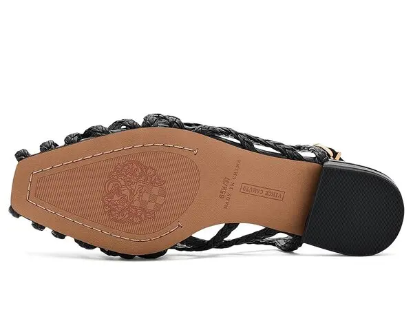 Vince Camuto Stiorra Braided Flat Sandals - Black