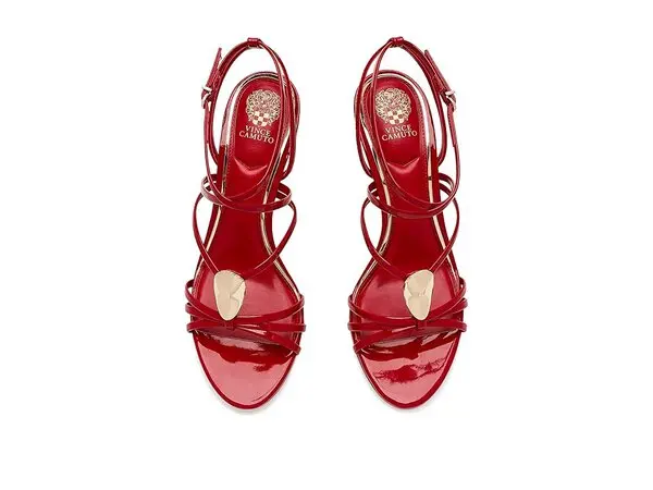 Vince Camuto Arlein Strappy Stiletto High Heel Sandals - Orange