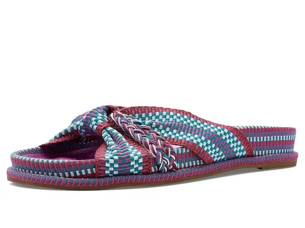Vince Camuto Gryfynn Knotted Woven Slide Sandals - Multi