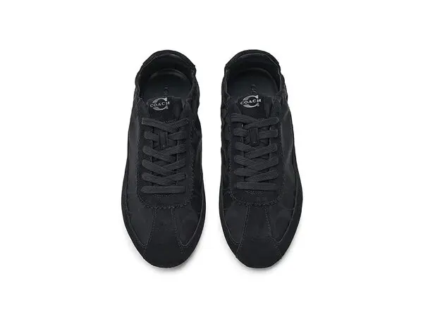 COACH Soft Sneakers With Signature Nylon - Black