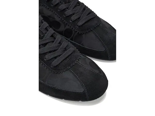 COACH Soft Sneakers With Signature Nylon - Black