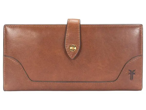 THE FRYE COMPANY Melissa Slim Wallet Wallet Handbags - Cognac
