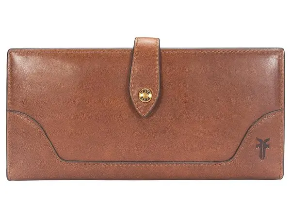 THE FRYE COMPANY Melissa Slim Wallet Wallet Handbags Cognac - Tan