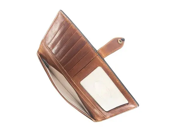 THE FRYE COMPANY Melissa Slim Wallet Wallet Handbags Cognac