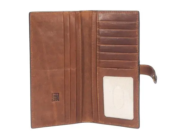 THE FRYE COMPANY Melissa Slim Wallet Wallet Handbags Cognac
