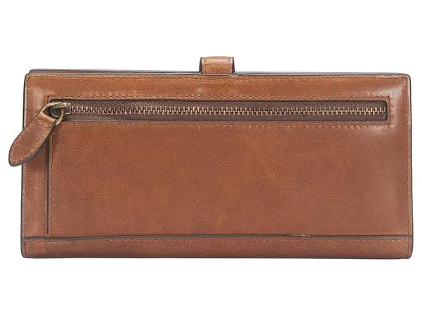 THE FRYE COMPANY Melissa Slim Wallet Wallet Handbags Cognac