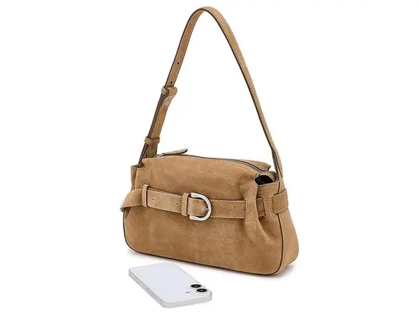 THE FRYE COMPANY Heather Suede Shoulder Bag