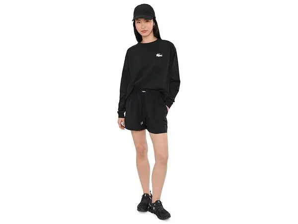 Lacoste Fleece Lounge Sweatshirt - Black