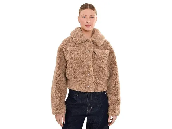 UGG Frankie Short Trucker Jacket - Chestnut
