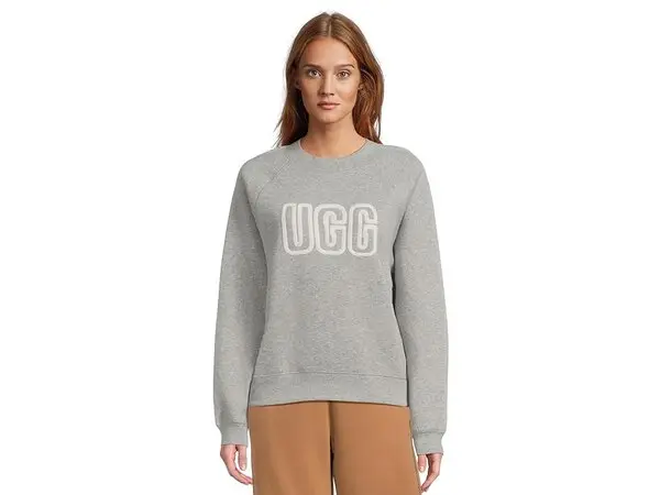 UGG Logo Crew Neck Sweatshirt - Gray