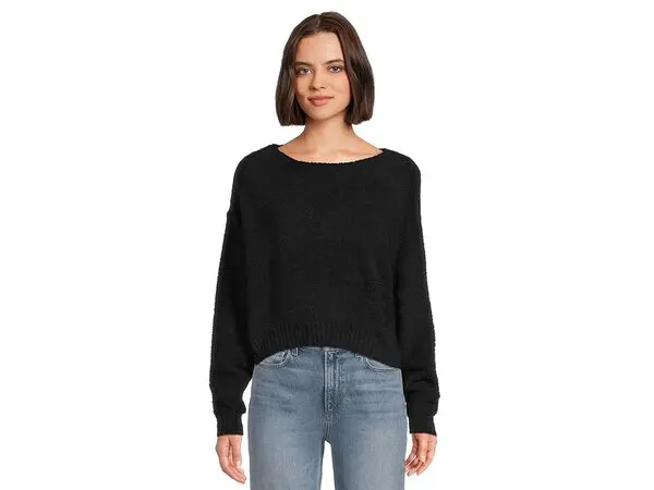 UGG Novalie Slouchy Pullover Sweatshirt - Black