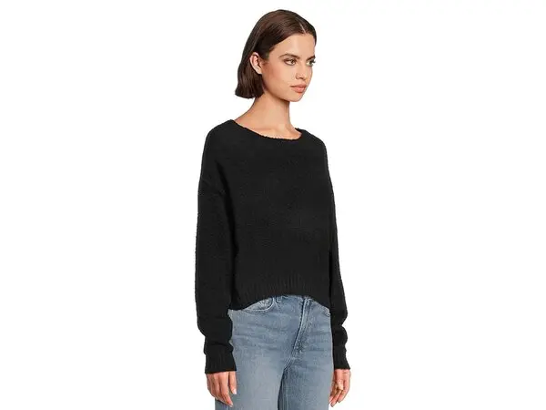 UGG Novalie Slouchy Pullover Sweatshirt - Black