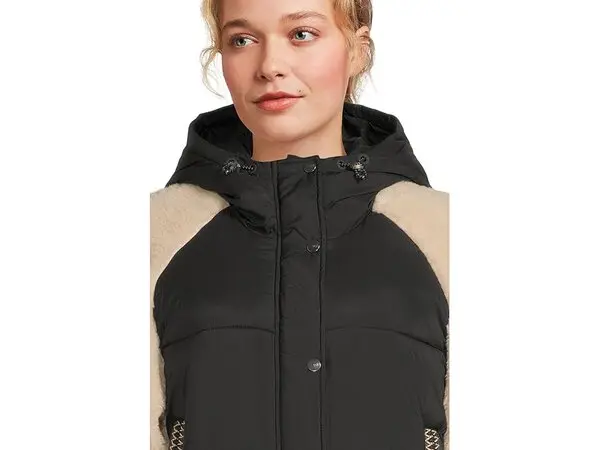 UGG Mykah Braid Puffer Jacket With Hood