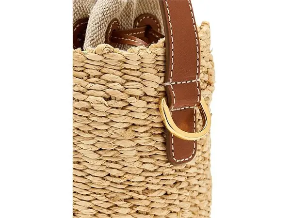 Madewell Mini Straw Basket Bag - Multi