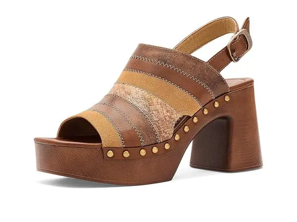 FRYE AND CO. Wylie Patchwork Dress Sandals - Multi
