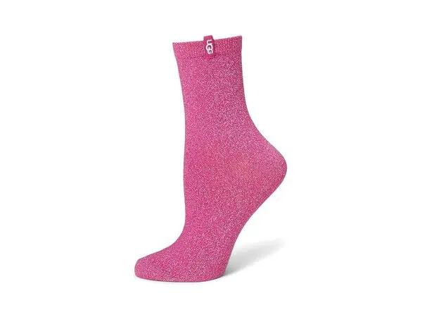 UGG Lavinia Shimmer Quarter Length Socks - Pink