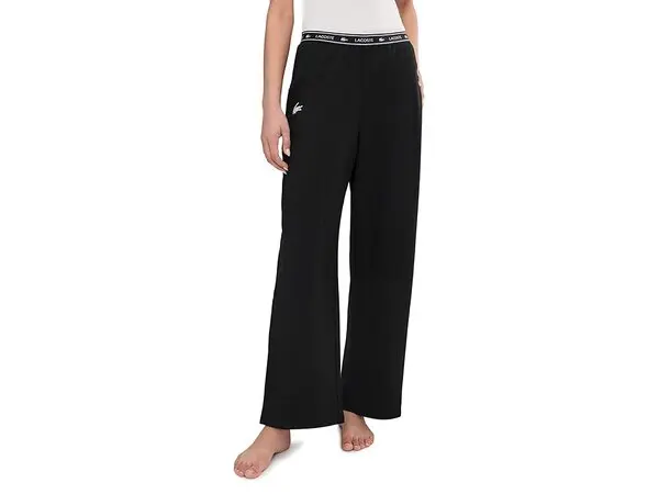 Lacoste Soft Fleece Loungewear Pants - Black