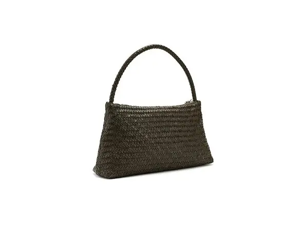 Madewell The Signature Woven Zip Top Shoulder Bag - Olive