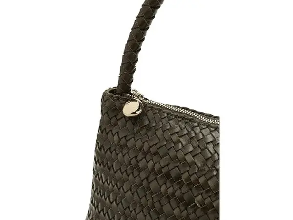 Madewell The Signature Woven Zip Top Shoulder Bag - Olive