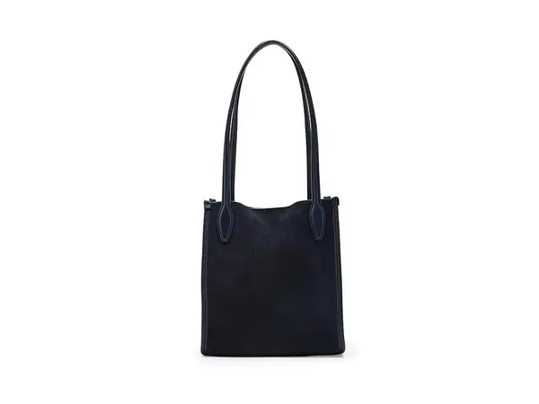 Madewell The Lexington Small Tote In Suede - Multi