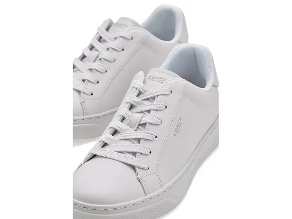 COACH High Line Leather Sneakers - White